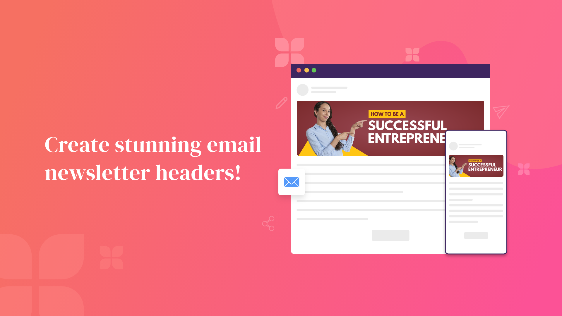 Email Header Maker | Design Custom Email Headers | Picmaker