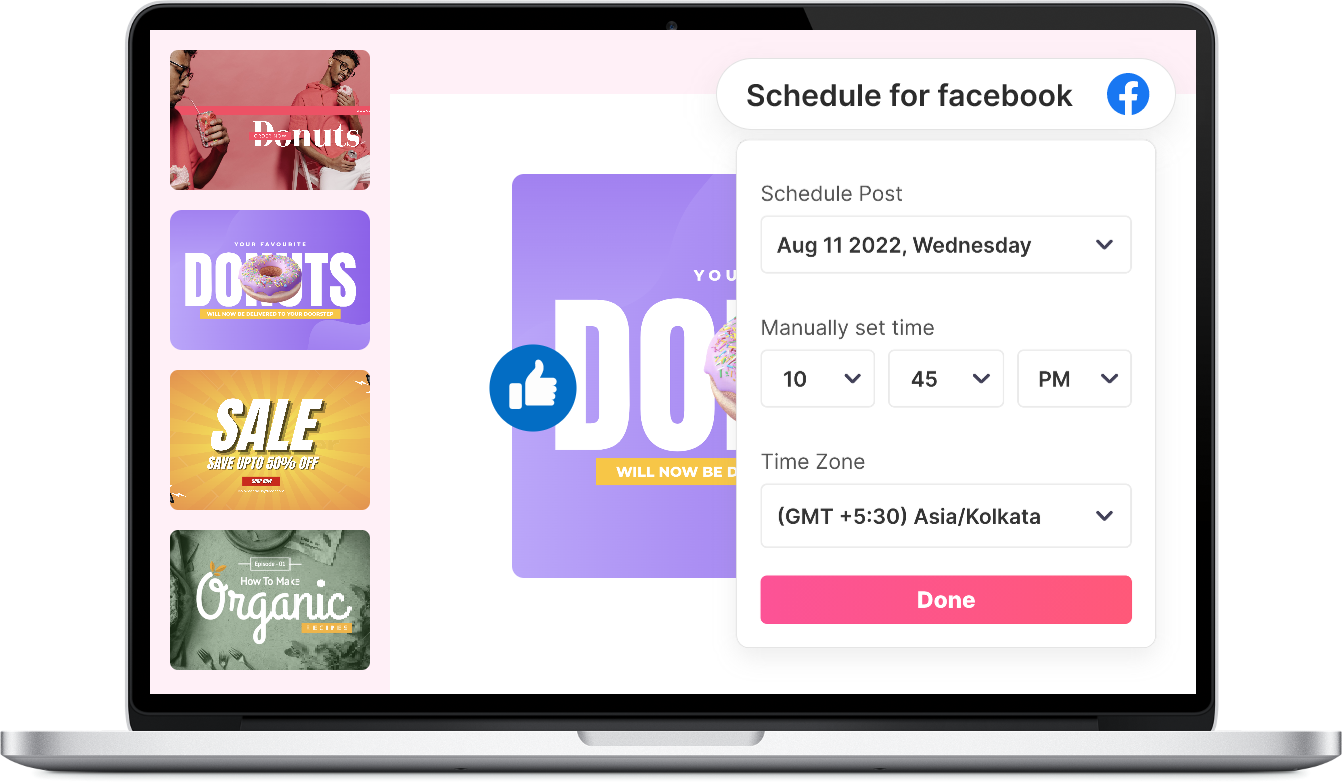 Schedule Facebook Posts with AI-Powered Post Scheduler | Picmaker