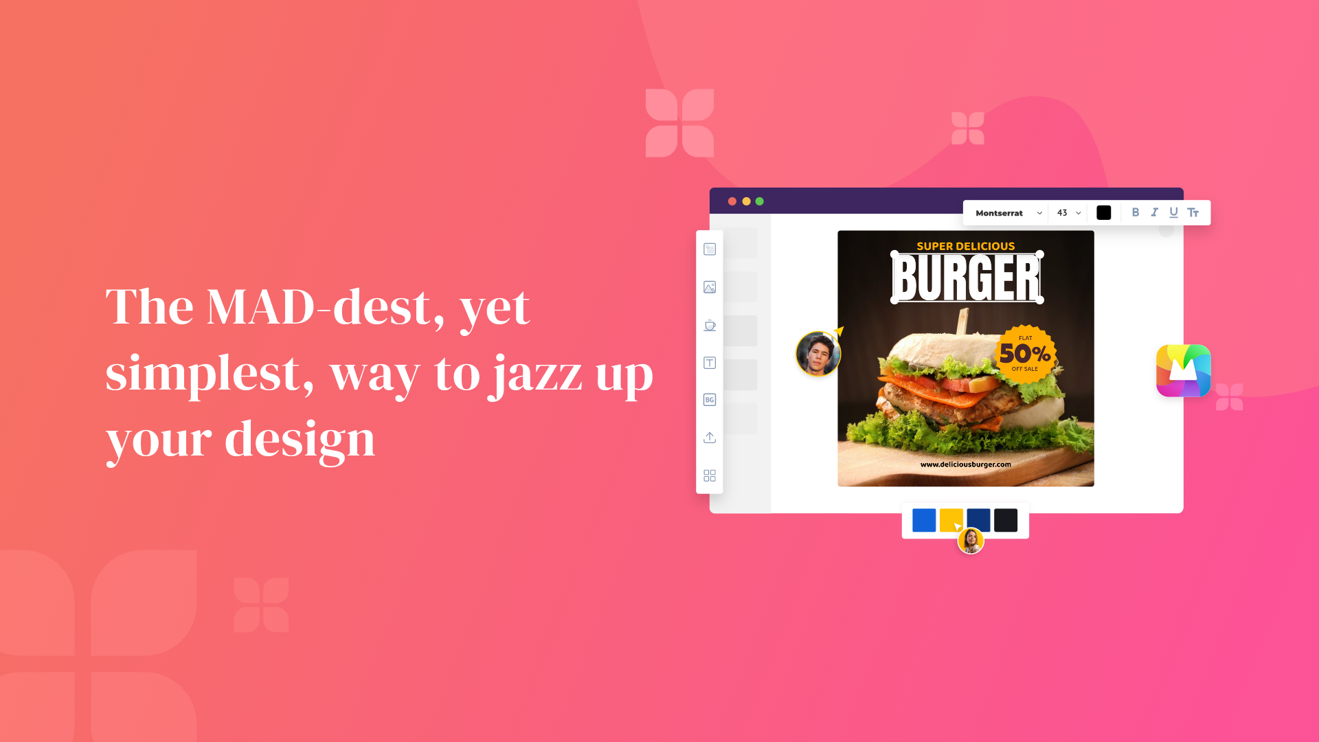 MAD Button | Picmaker's AI-Powered Graphic Design Solution