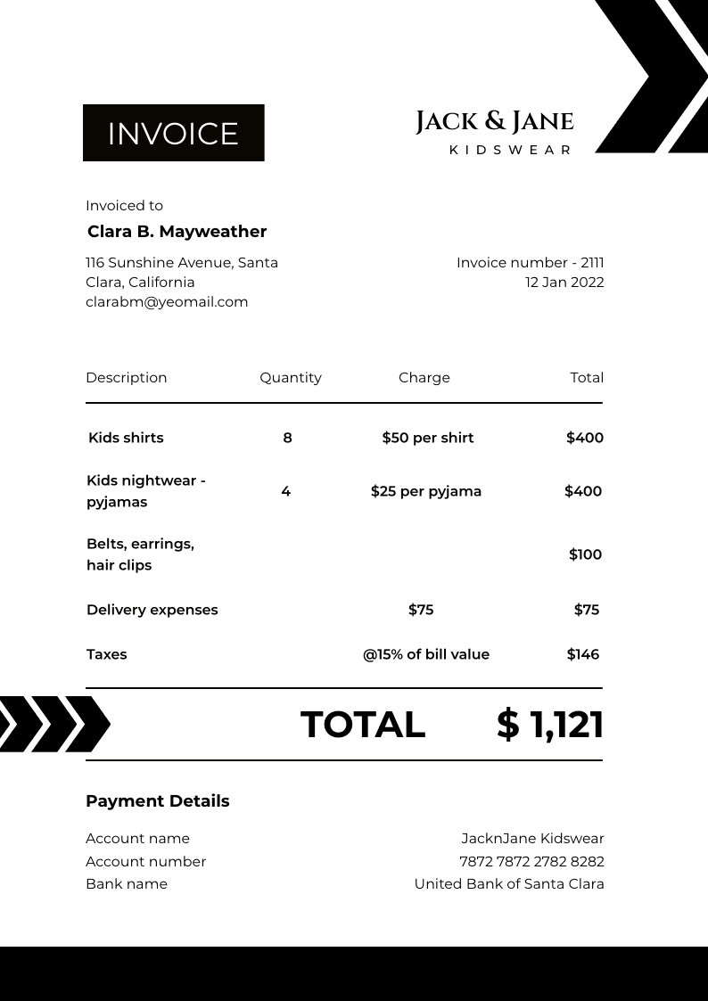 Easy and Free Customizable Invoice Templates | Picmaker