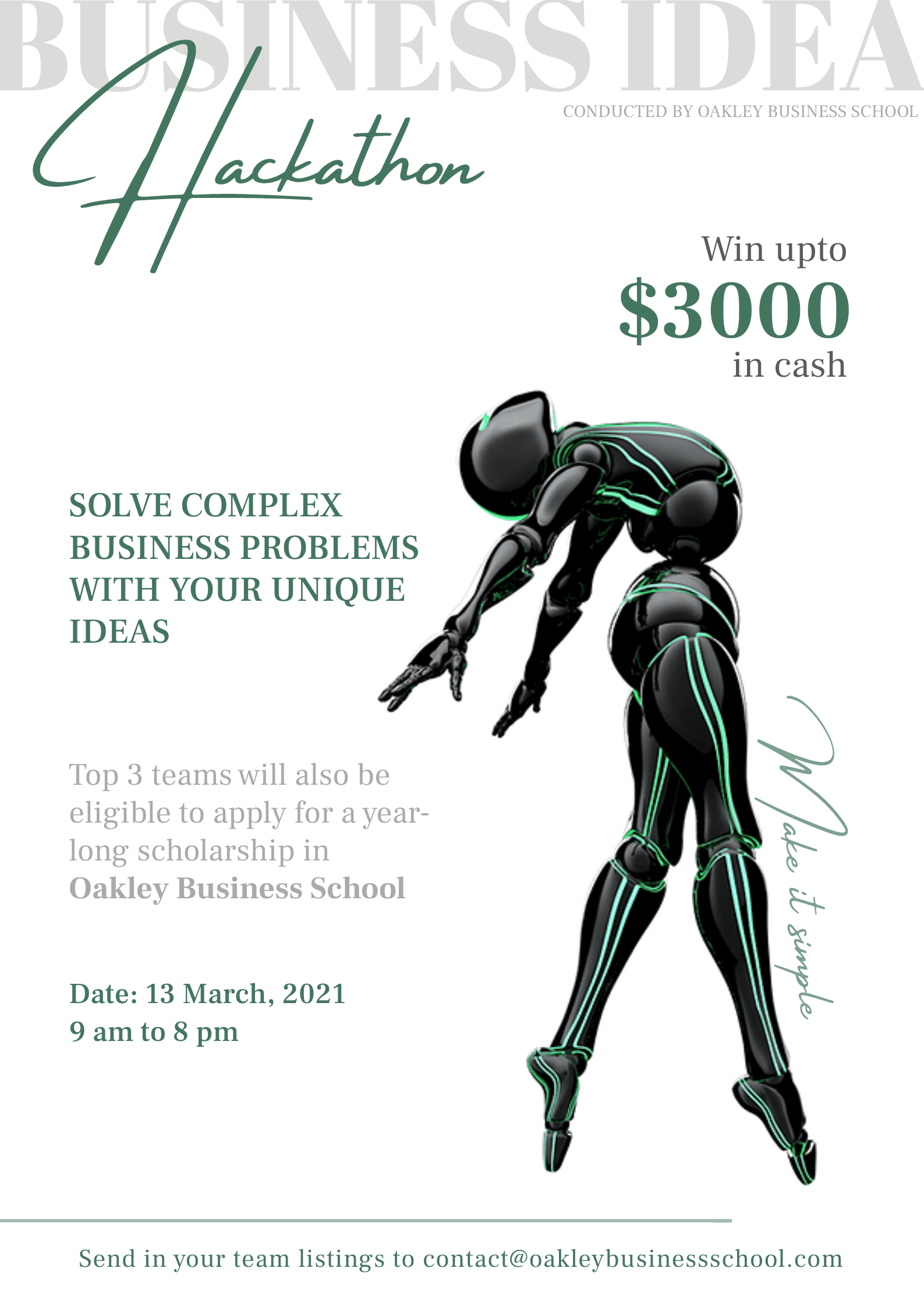 Easy and Free Customizable Hackathon Templates | Picmaker