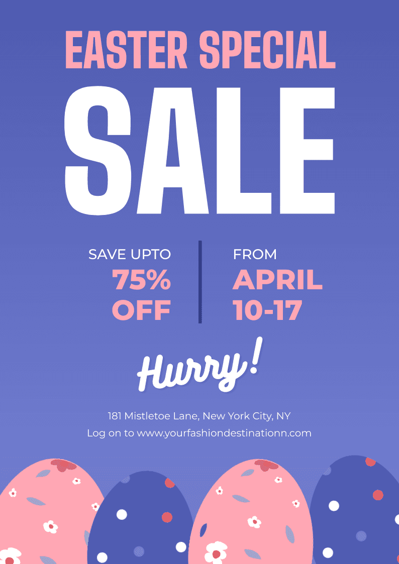 Free Printable Sale Flyer Templates | Sale Graphics | Picmaker
