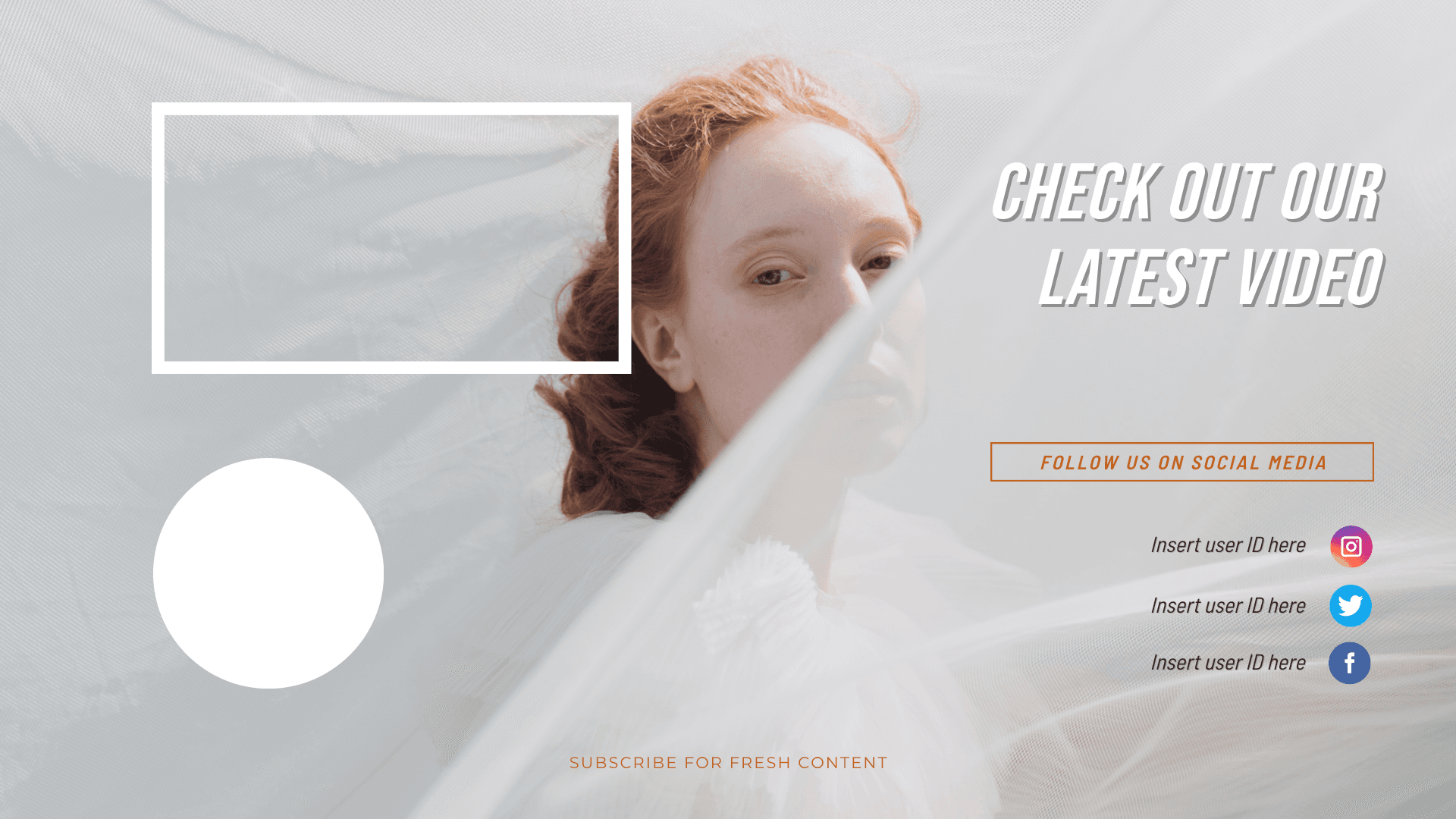 Easy Customizable Youtube End Cards Templates | Picmaker