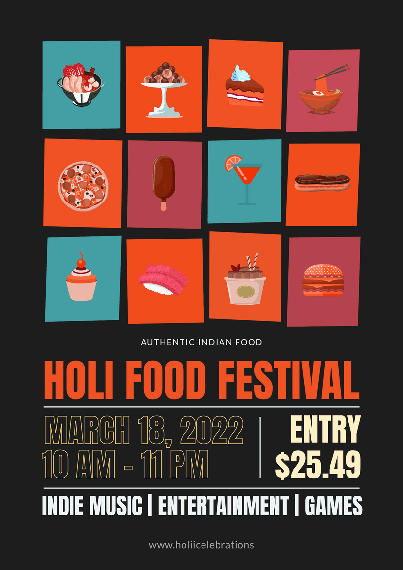 Free Printable Food Flyer Templates | Picmaker