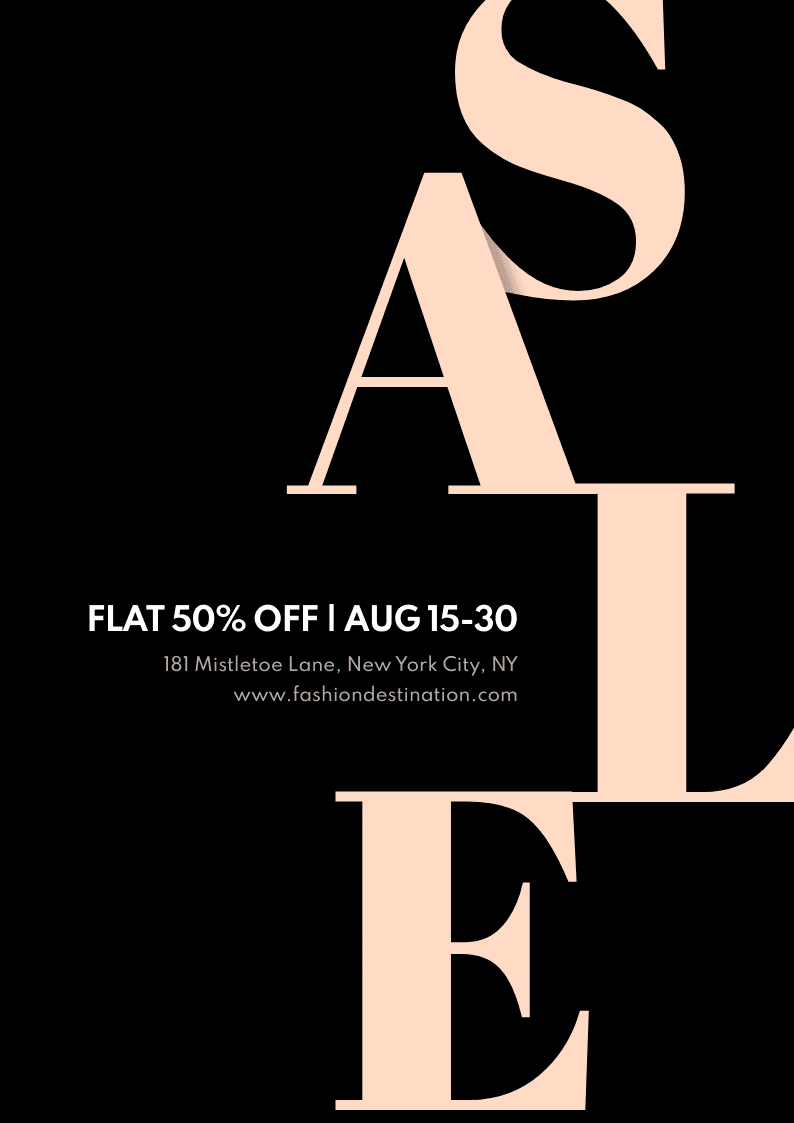 Free Printable Sale Flyer Templates | Sale Graphics | Picmaker