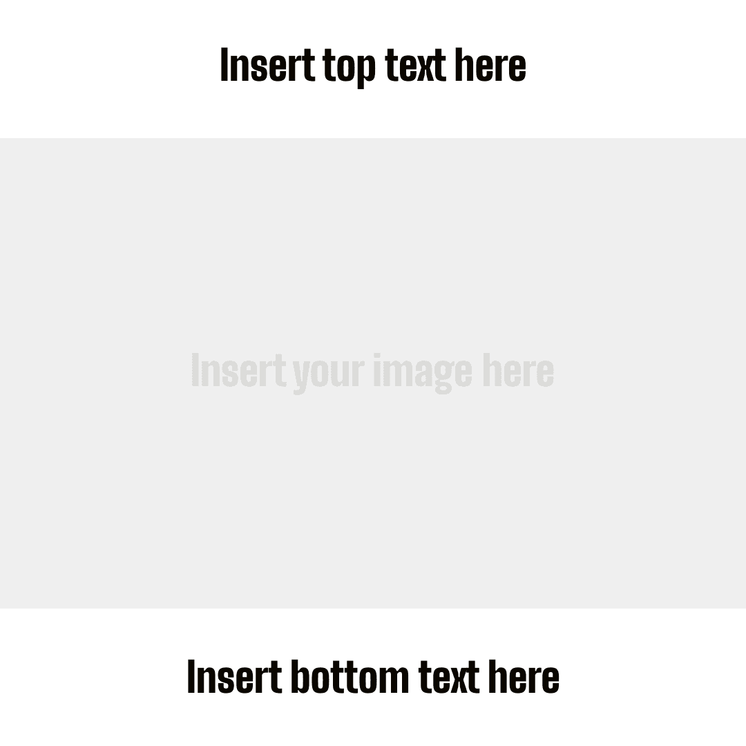 Easy and Free Customizable Blank Meme Templates | Picmaker