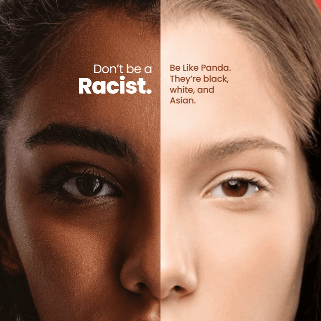 Modern Stop Racial Discrimination Instagram Post Template