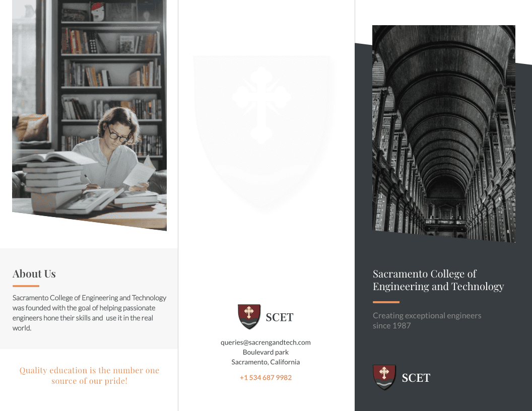 Free and Printable Education Brochure Templates | Picmaker