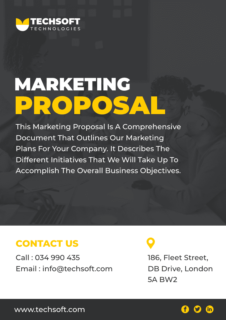 Free and Customizable Marketing Proposal Templates | Picmaker