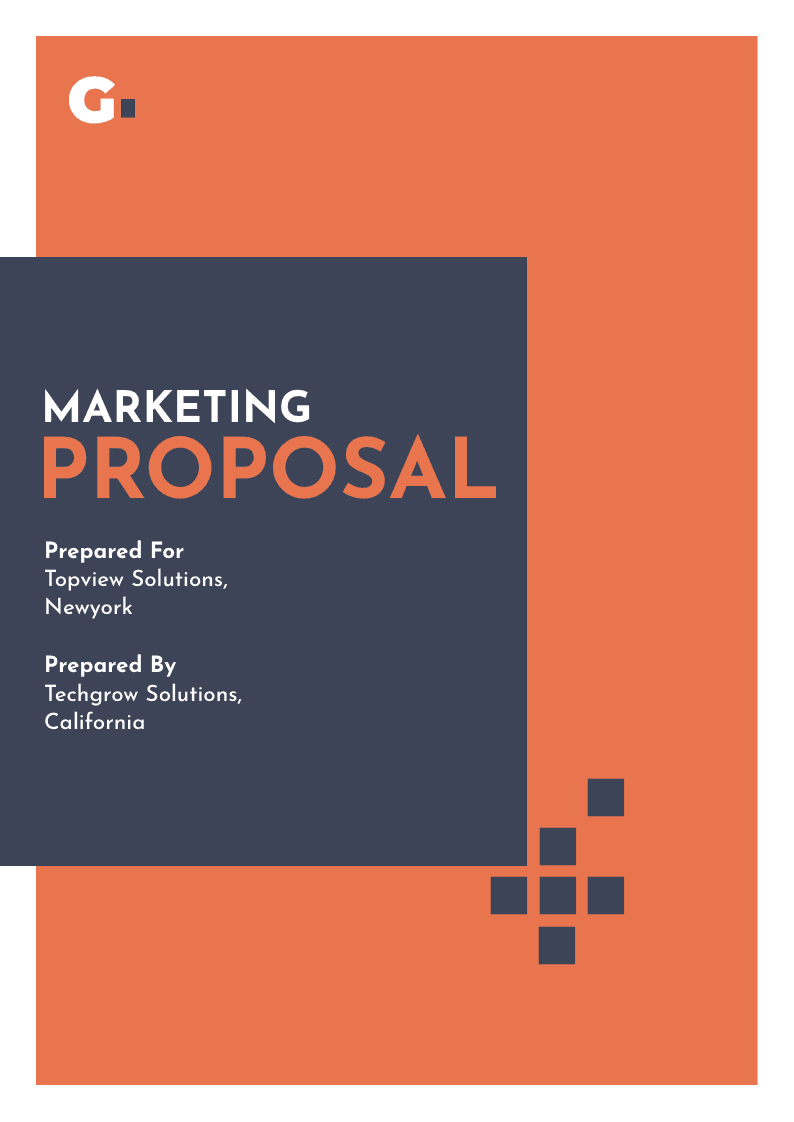 Free and Customizable Marketing Proposal Templates | Picmaker