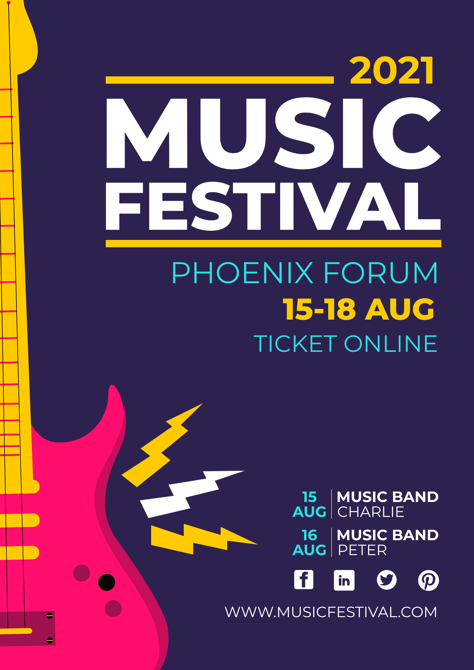 Free Printable Music Poster Templates | Picmaker