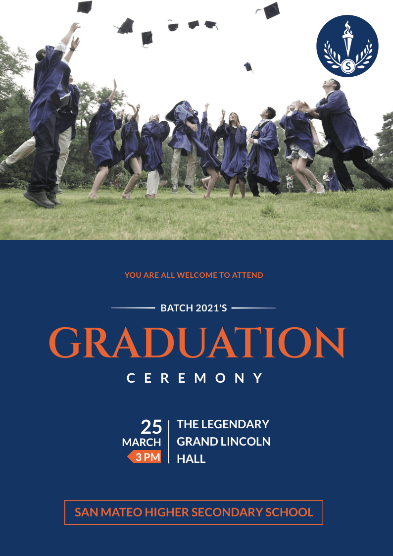 Free and Printable Graduation Program Templates | Picmaker