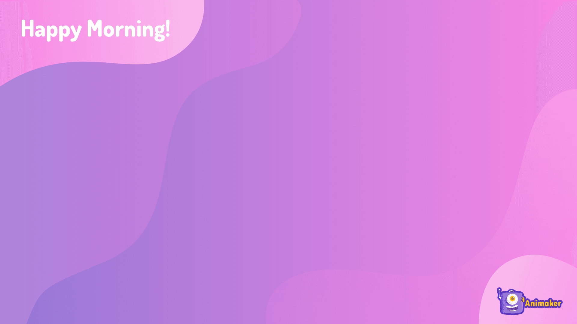 Purple Illustrated Zoom Virtual Background Template