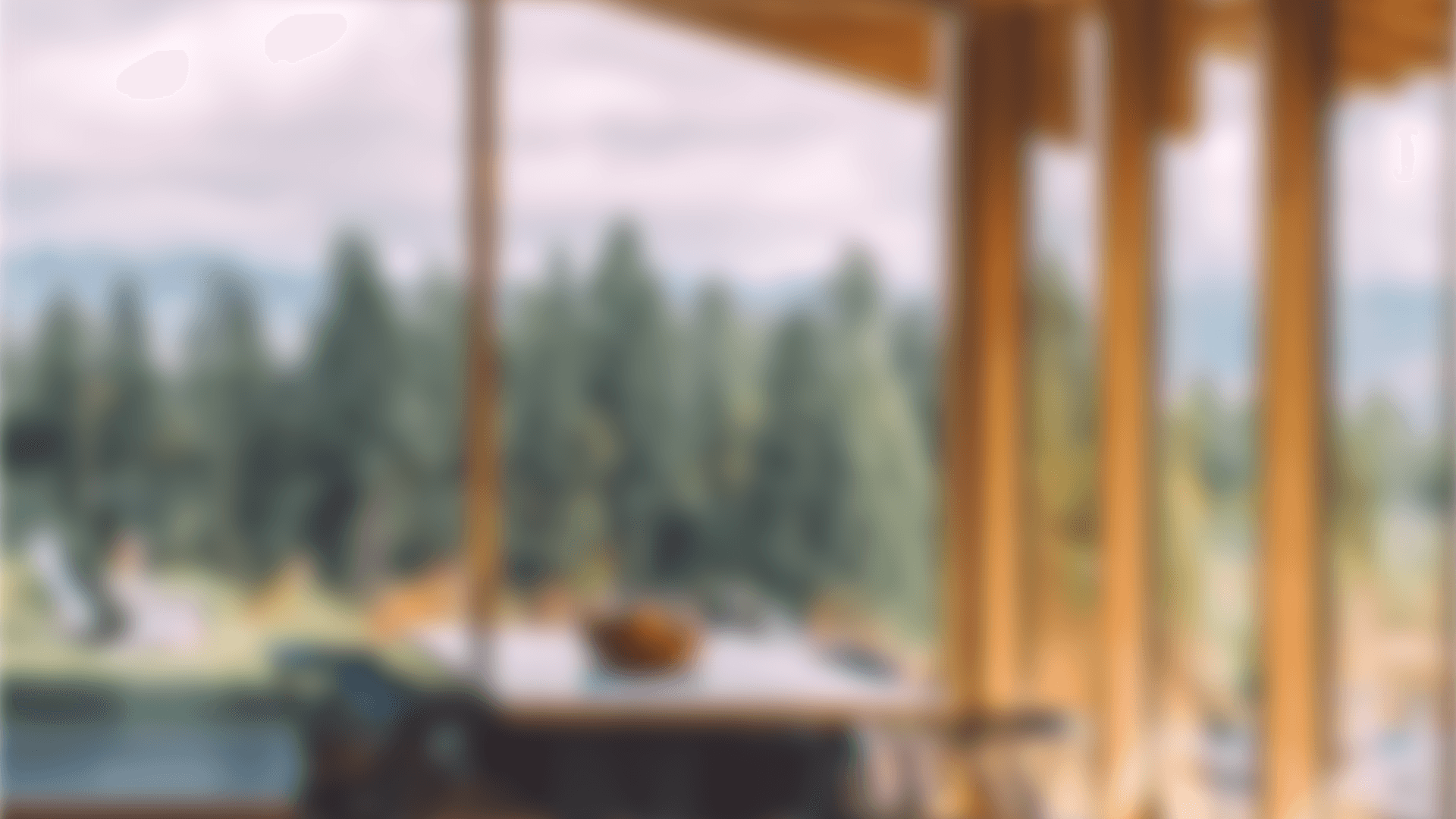 Blurred Outdoor Landscape Zoom Virtual Background Template