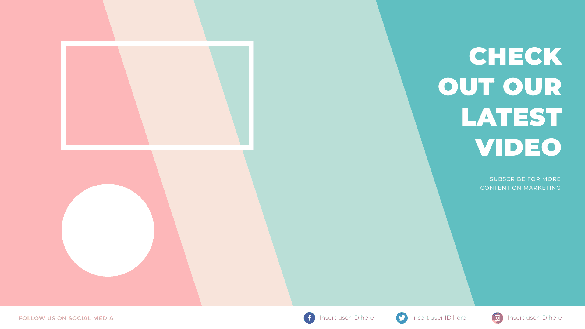 Easy Customizable Youtube End Cards Templates | Picmaker