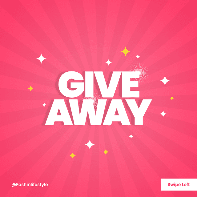 Giveaway Instagram Carousel Template
