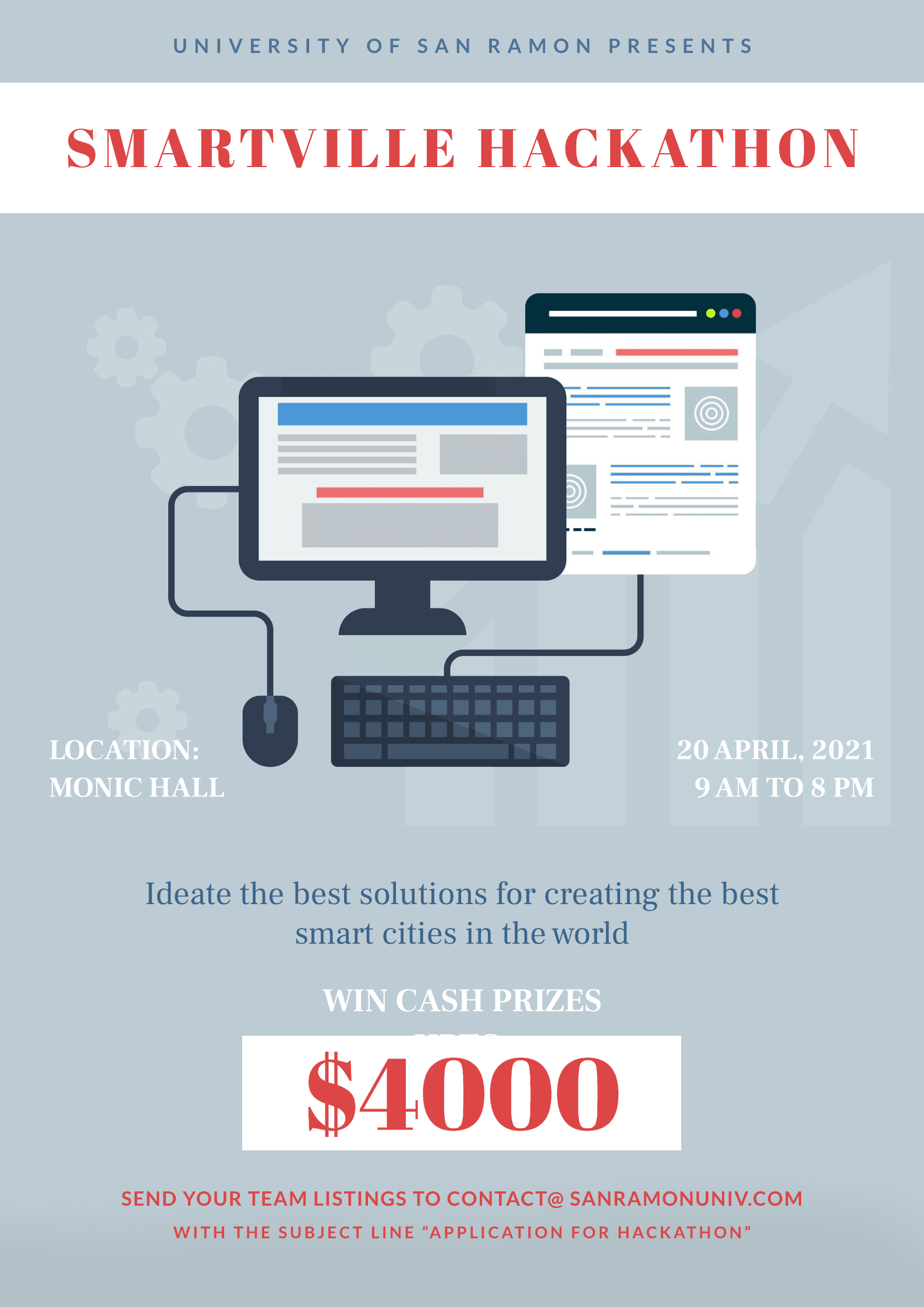 Easy and Free Customizable Hackathon Templates | Picmaker