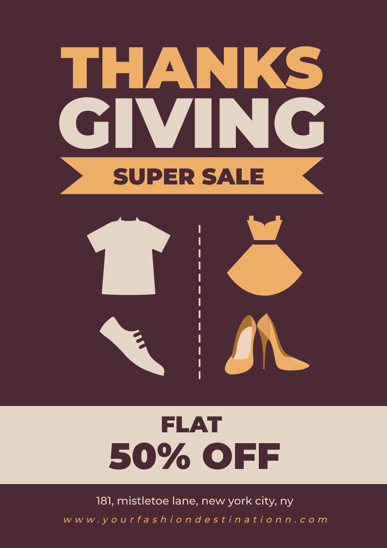 Free Printable Sale Flyer Templates | Sale Graphics | Picmaker