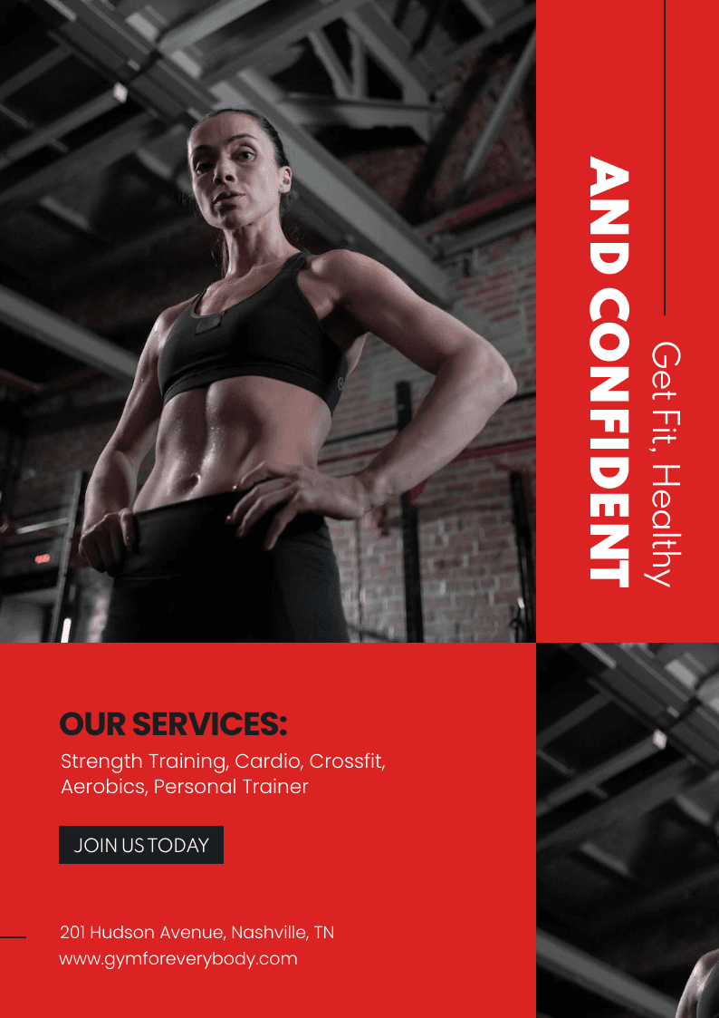 Pink Background Stop Gender Inequality Flyer Template