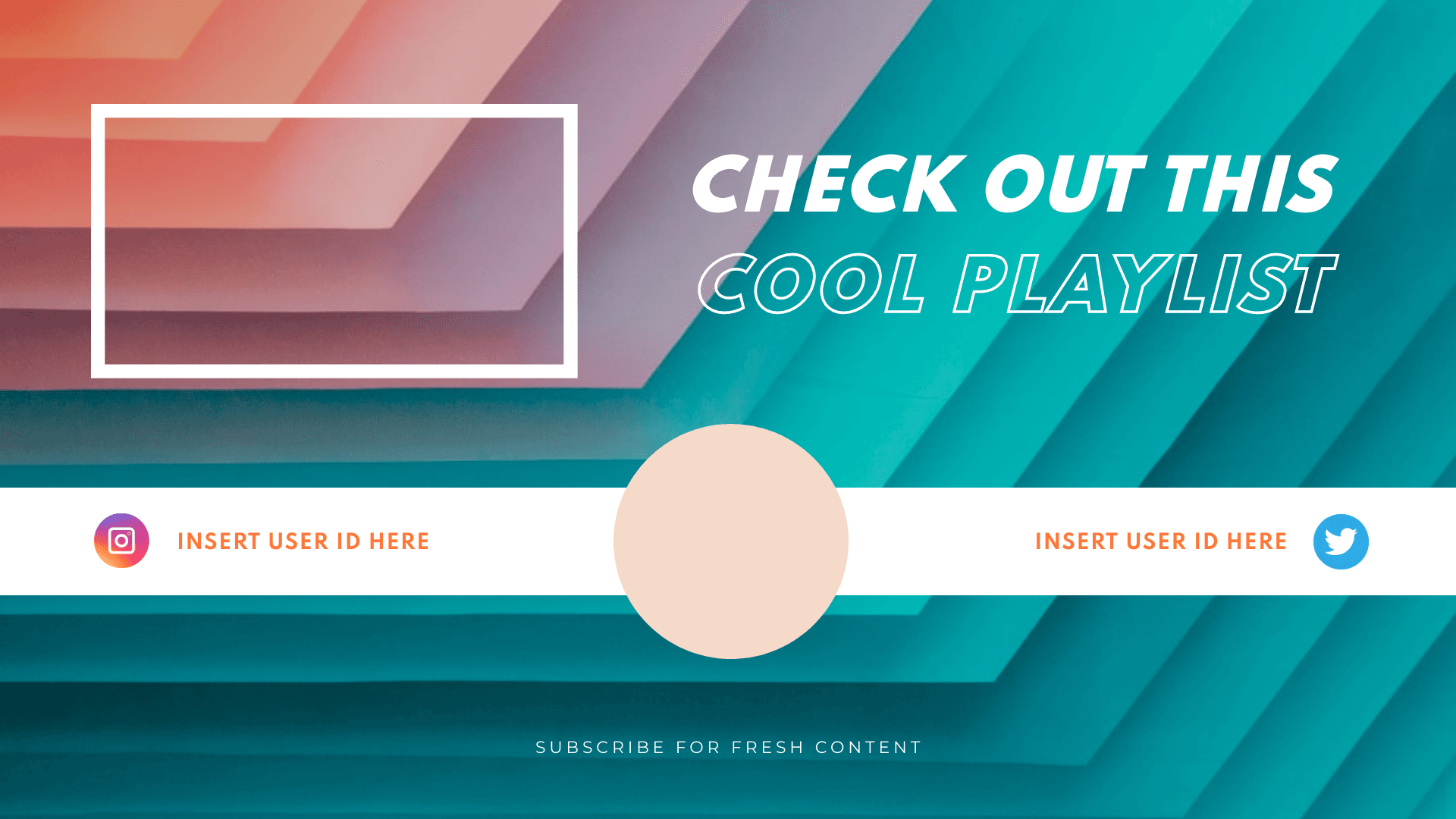 Easy Customizable Youtube End Cards Templates | Picmaker