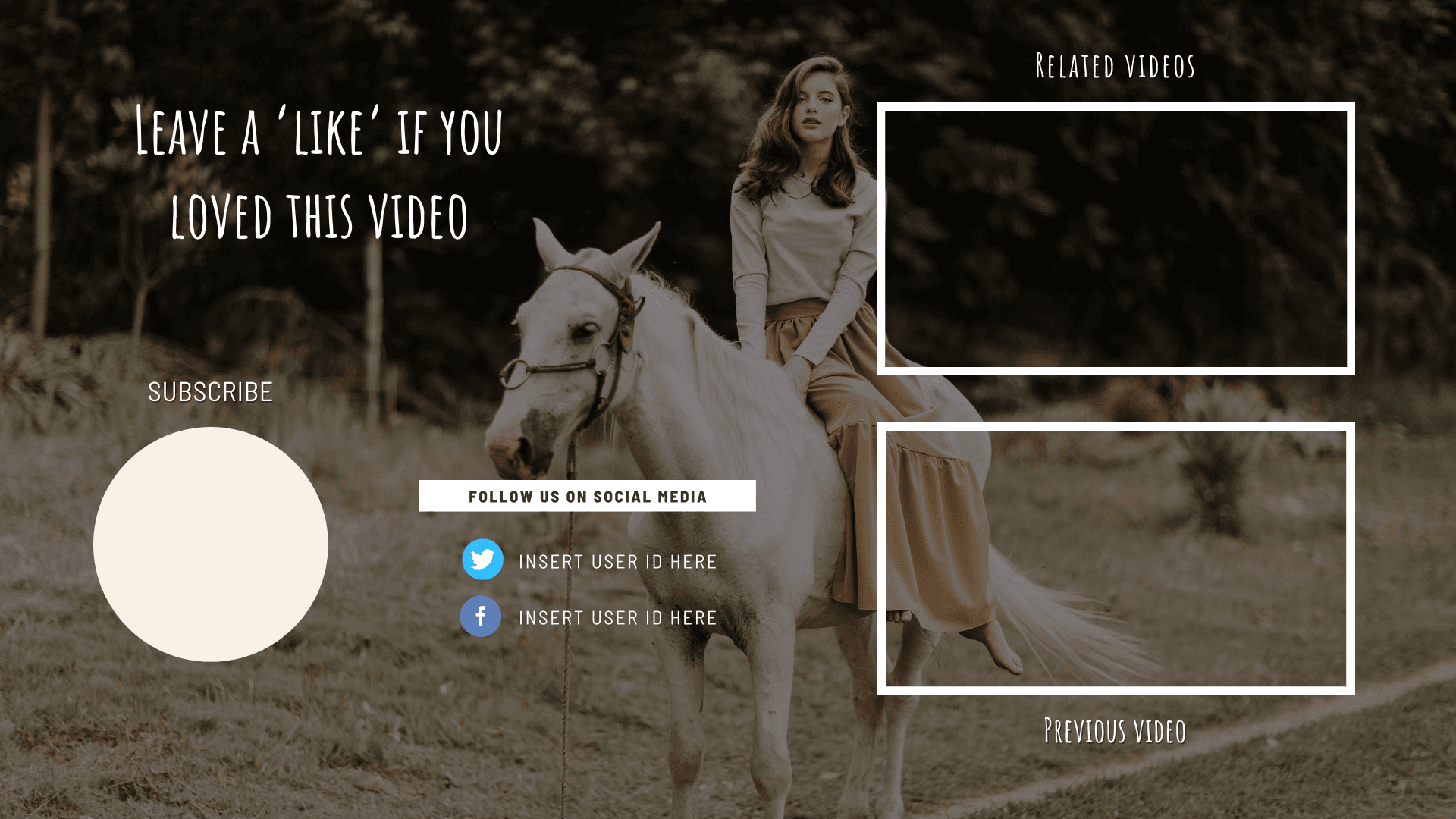 Easy Customizable Youtube End Cards Templates | Picmaker