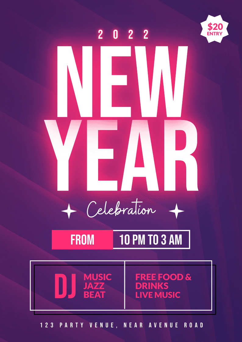 Free Printable Holiday Flyer Templates | Flyer Designs | Picmaker