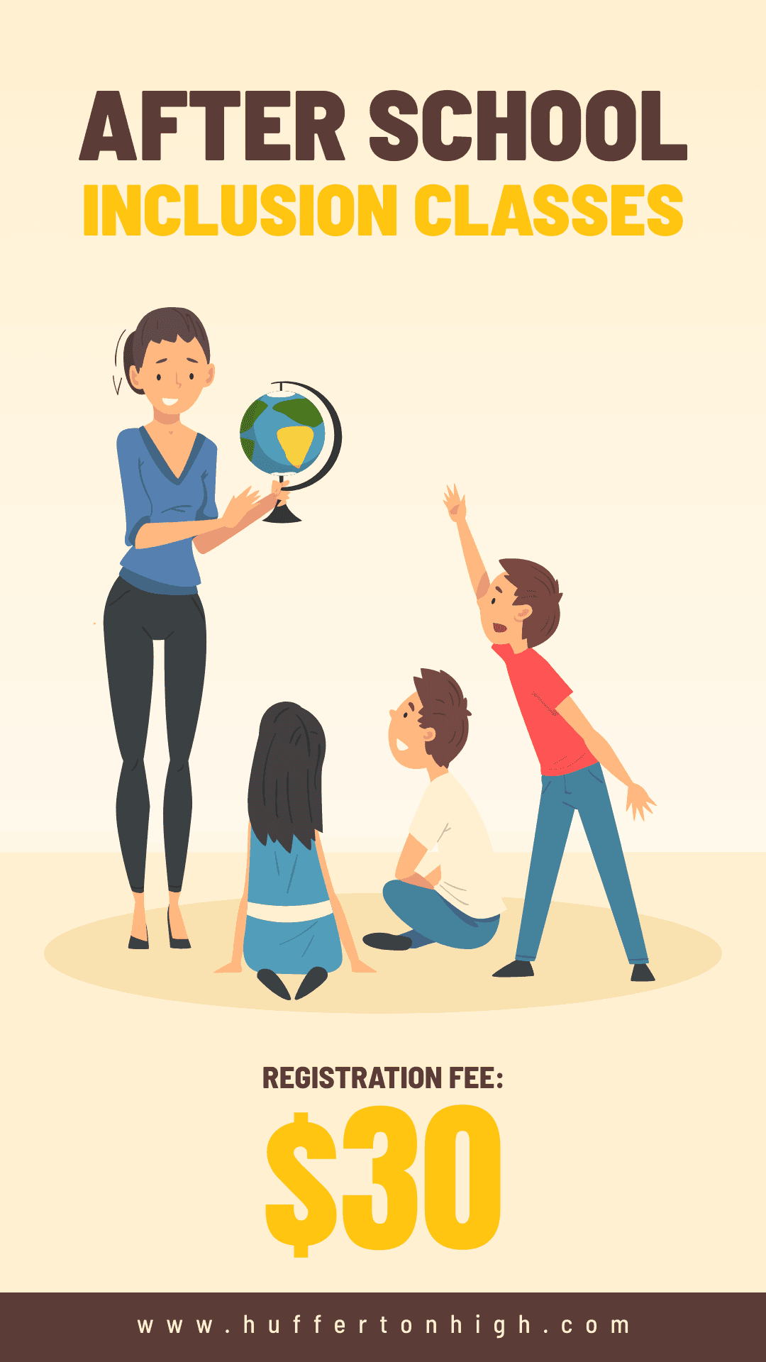 Illustrated Image of Women Stop Gender Inequality Instagram Story Template
